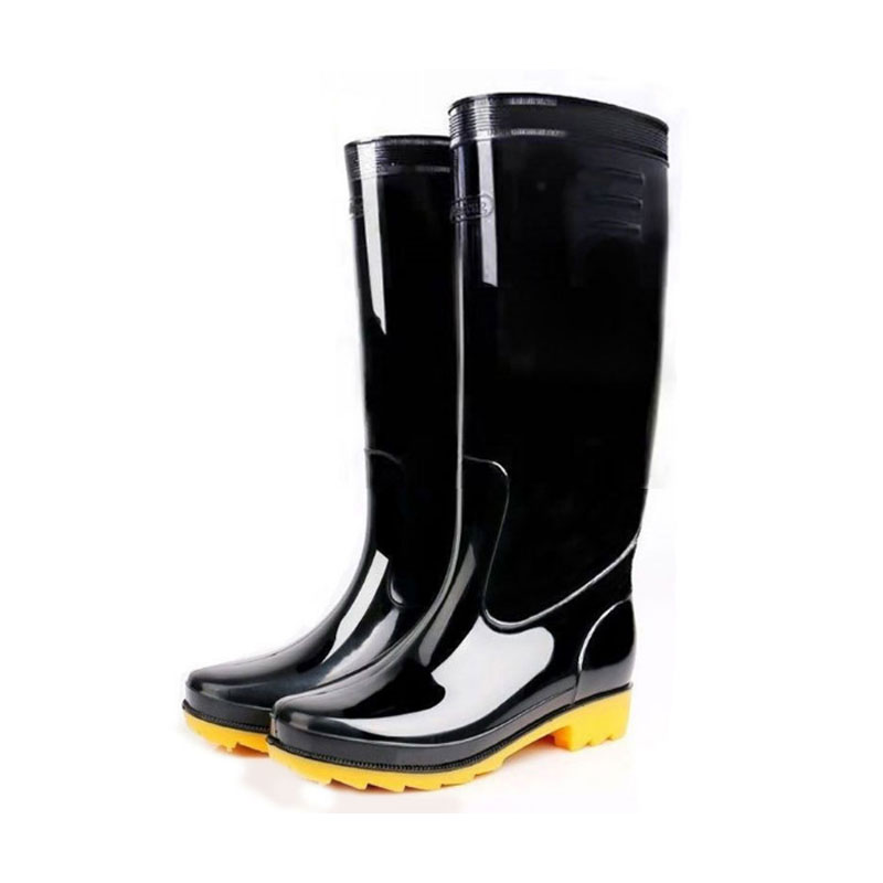 Anti slippery pvc work safety rain boots