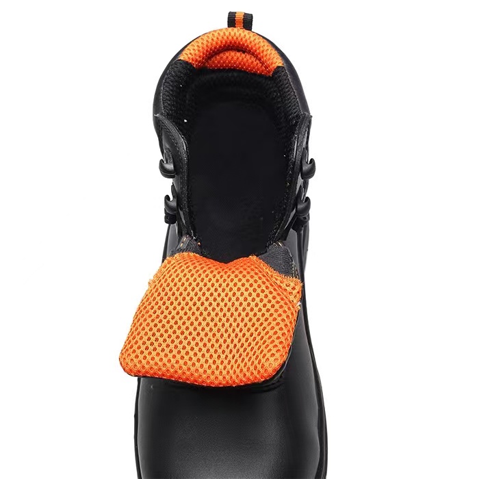 Steel toe male work safety boots